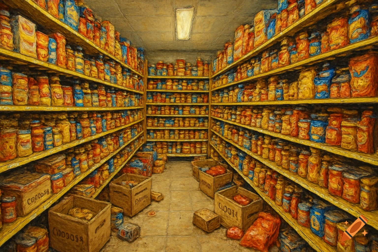 Grocery Store images created on Craiyon