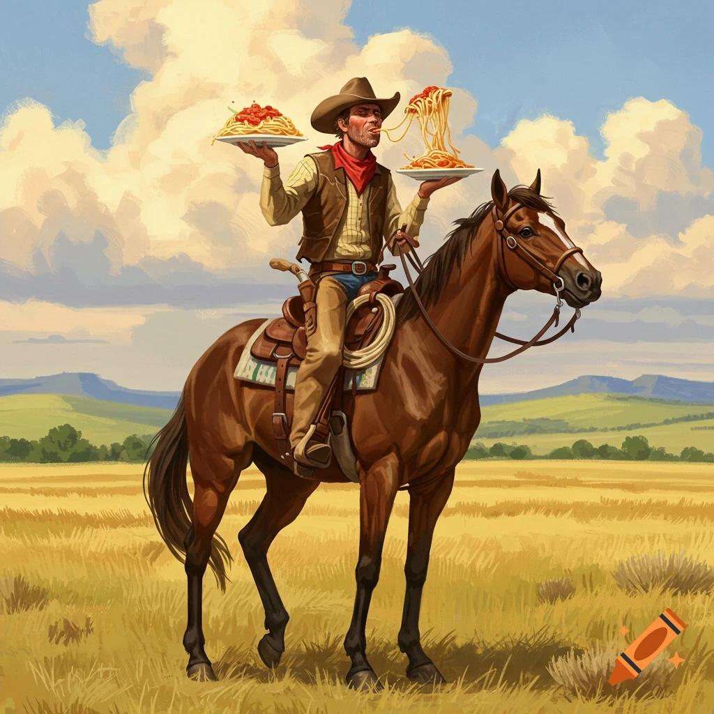 Cowboy images created on Craiyon
