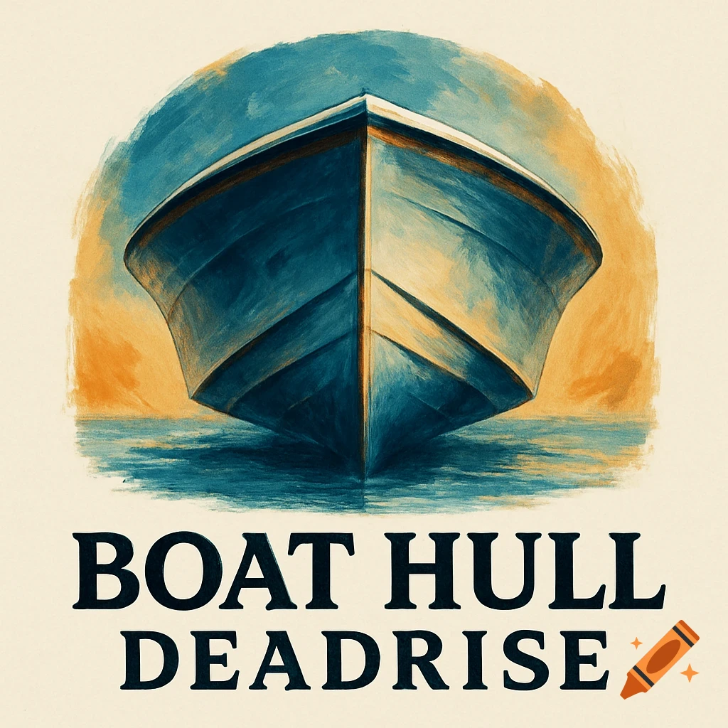 Nautical logo illustration of a boat hull in watercolor style with text ...