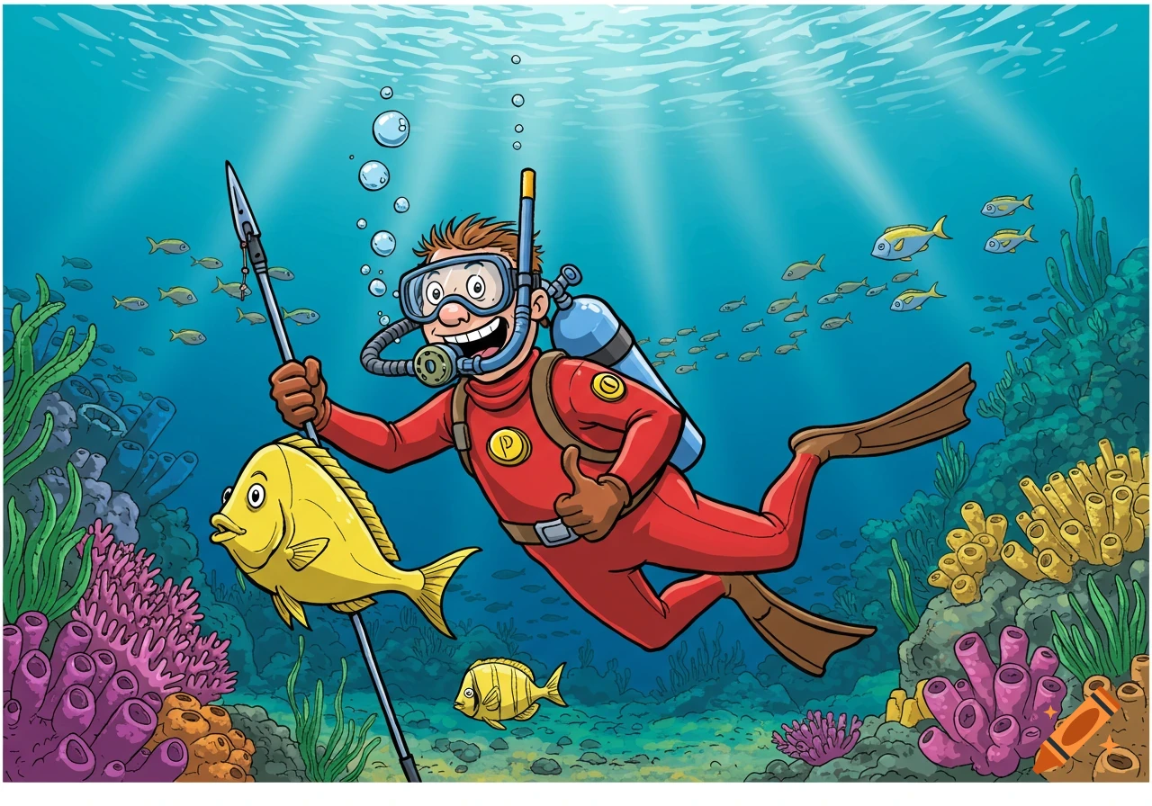 Scuba Diving images created on Craiyon