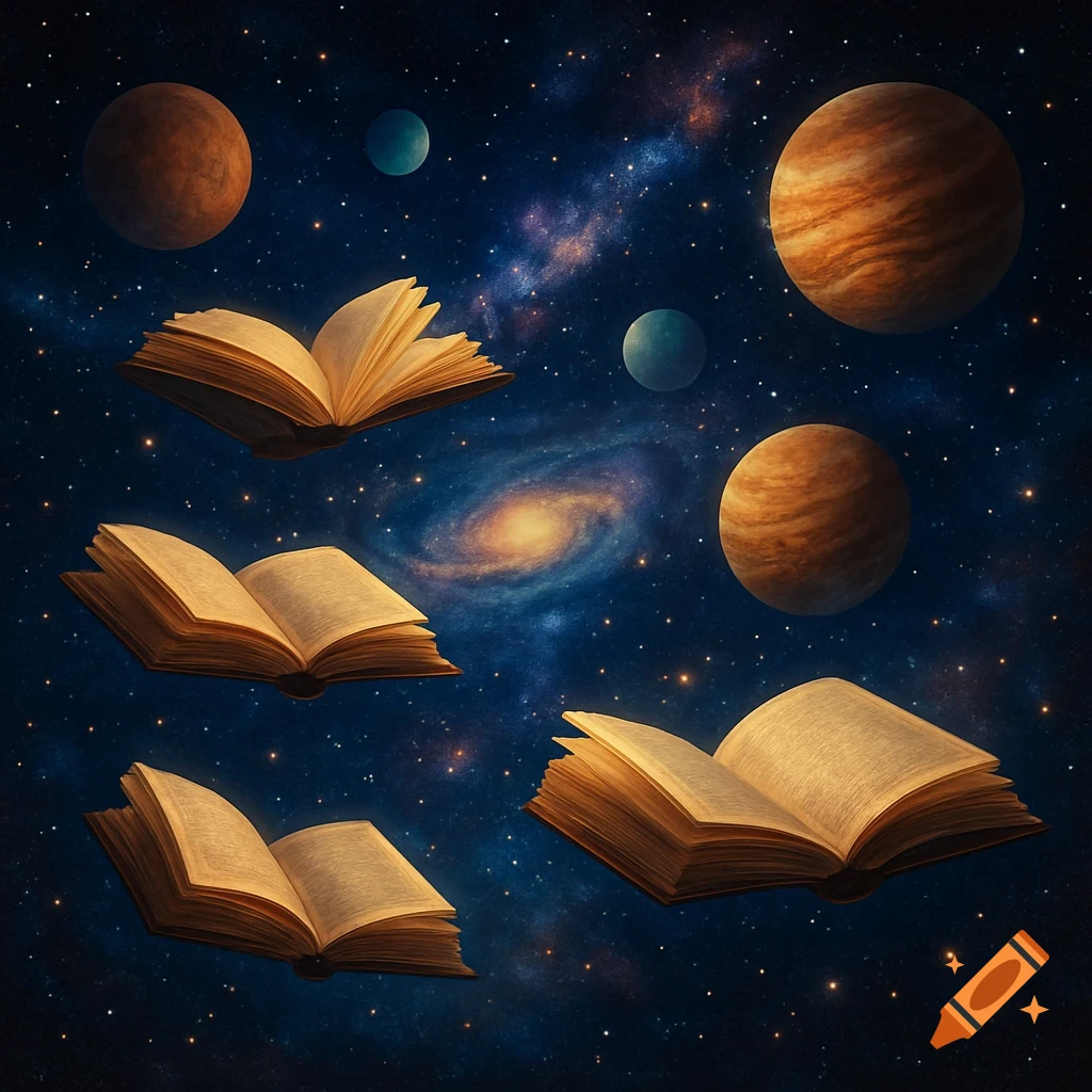 Books images created on Craiyon