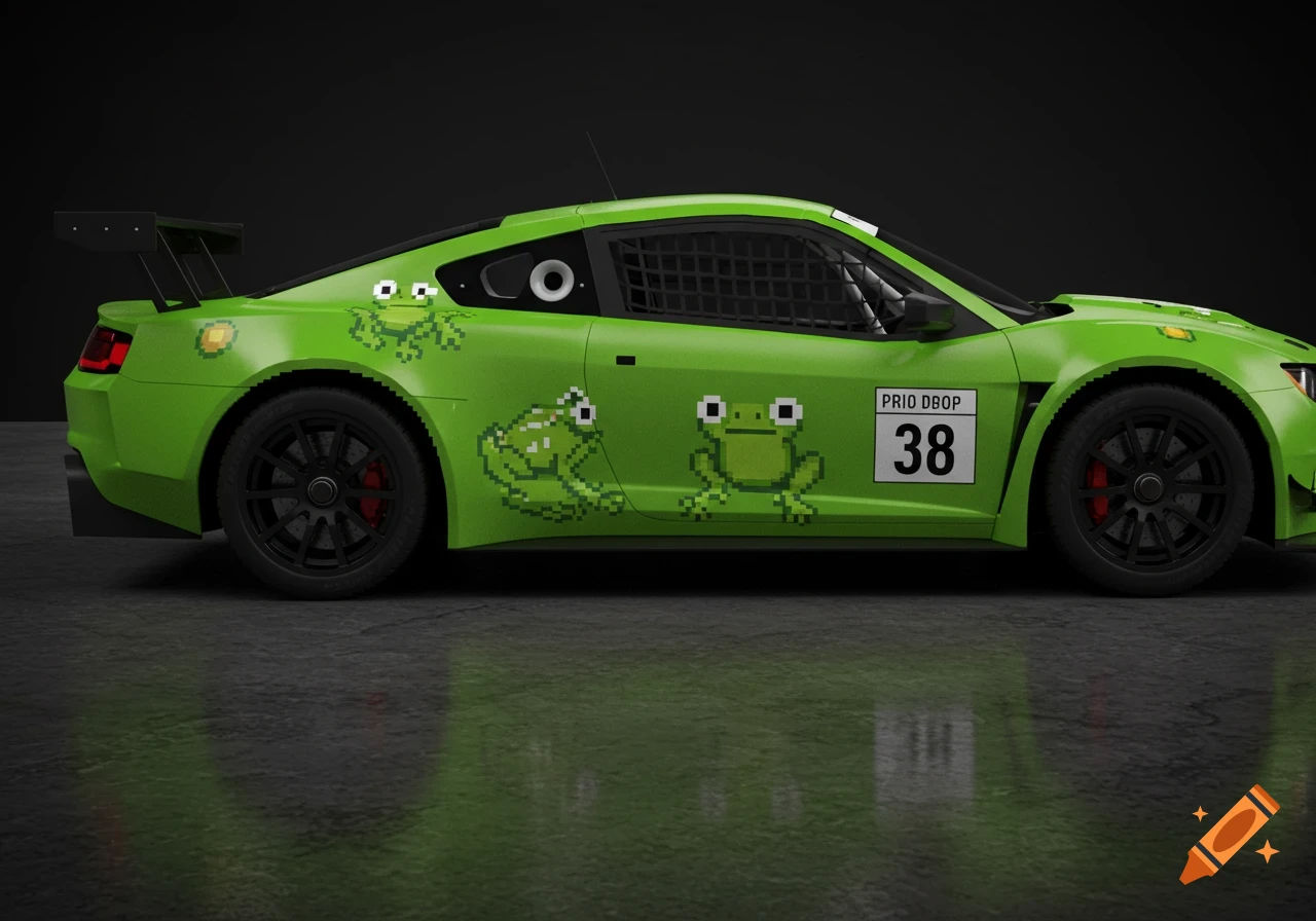 Race Car images created on Craiyon