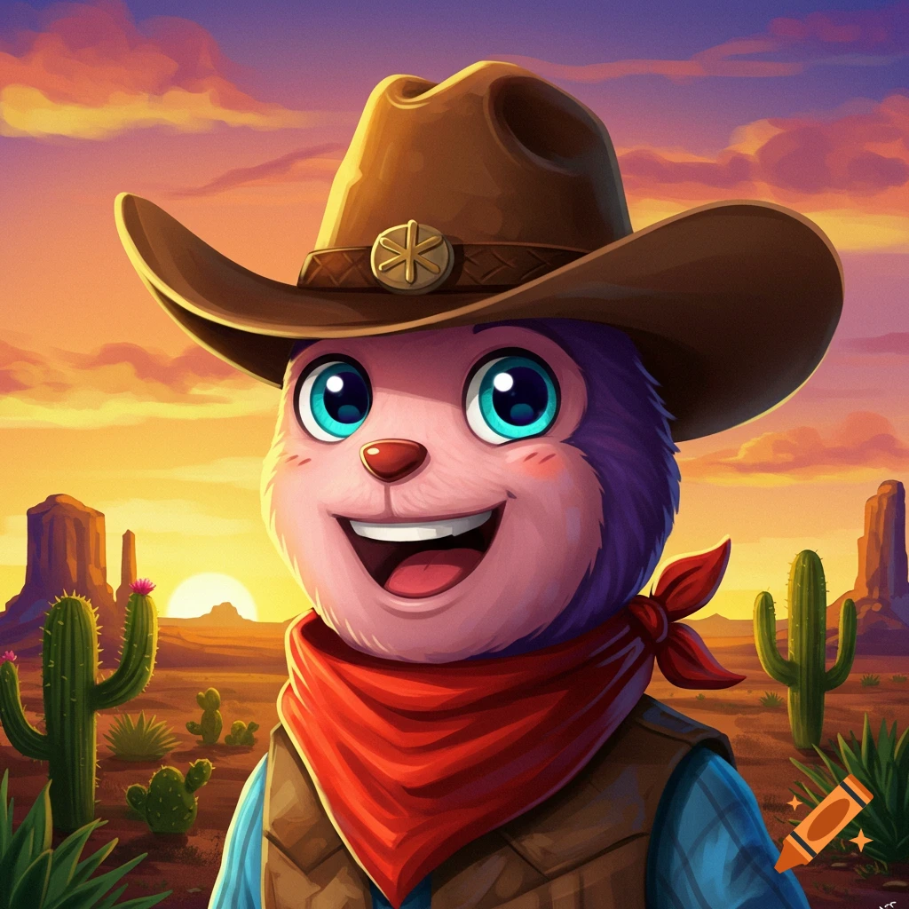 Cowboy images created on Craiyon