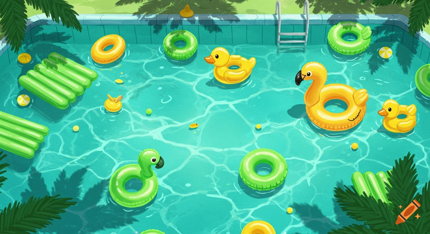 Swimming Pool images created on Craiyon