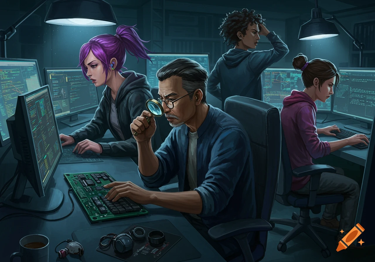 Computers images created on Craiyon