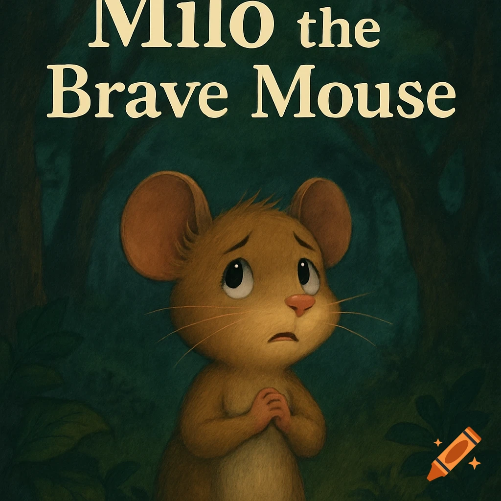 Illustration of a nervous-looking cartoon mouse with clasped paws ...