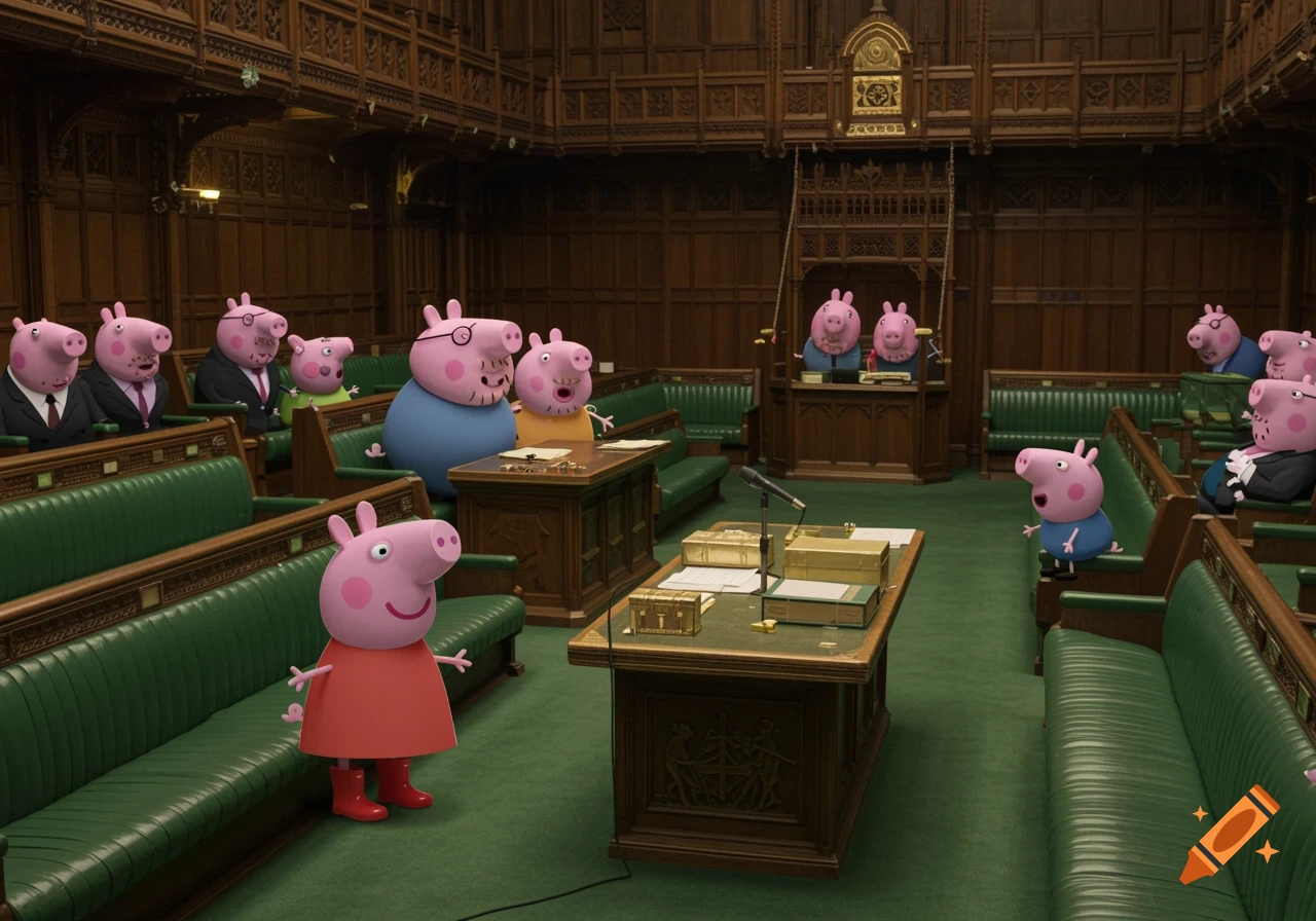 Peppa Pig images created on Craiyon