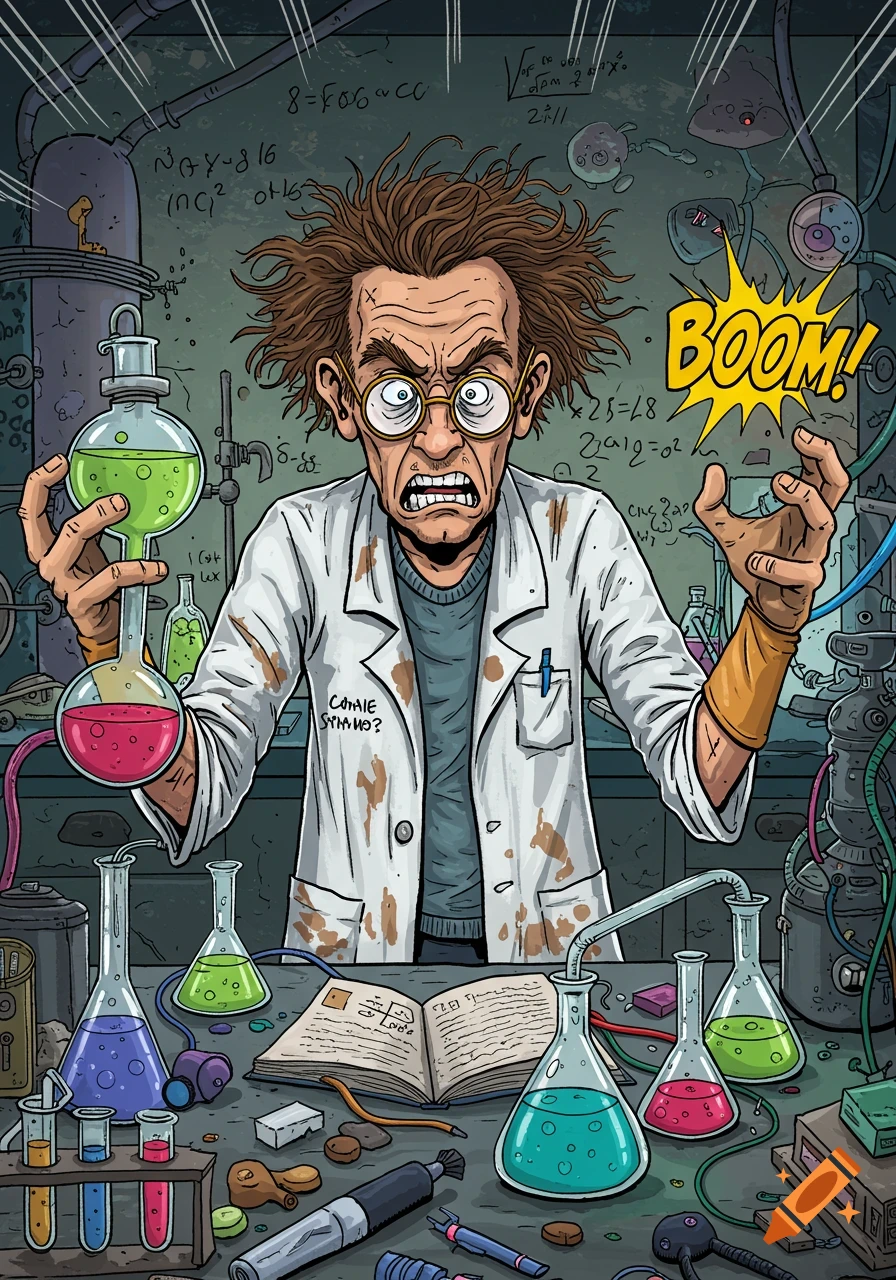 Scientist images created on Craiyon