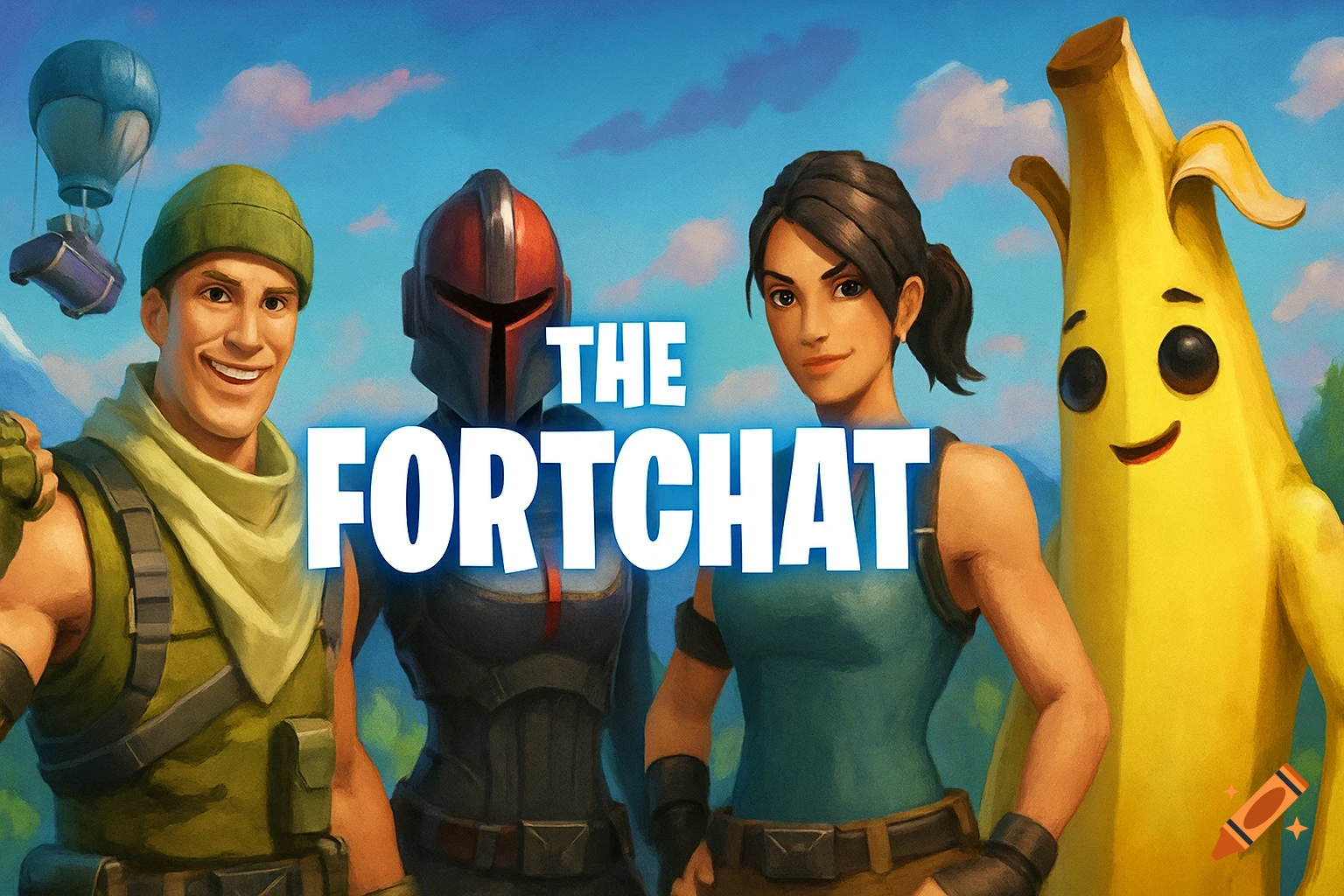 Fortnite images created on Craiyon