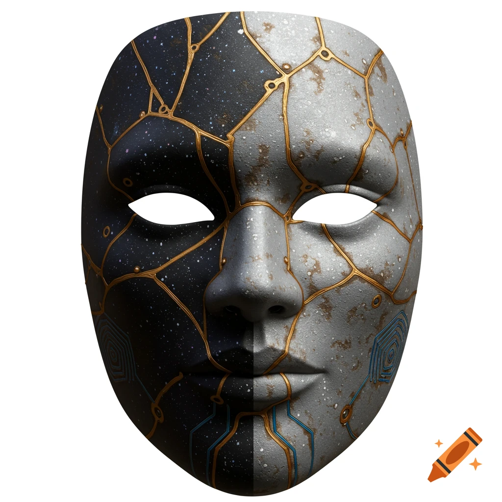 Mask images created on Craiyon
