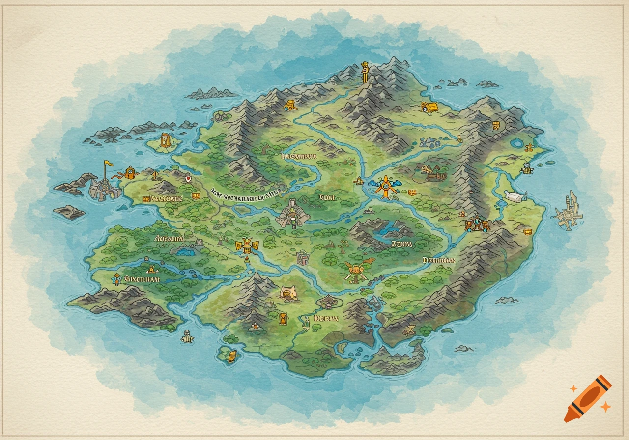 Map images created on Craiyon