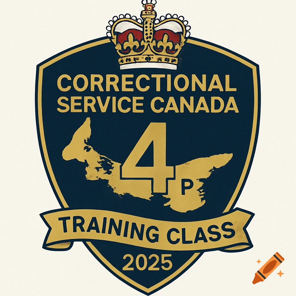 Crest logo for Correctional Service Canada Training Class 2025, with ...