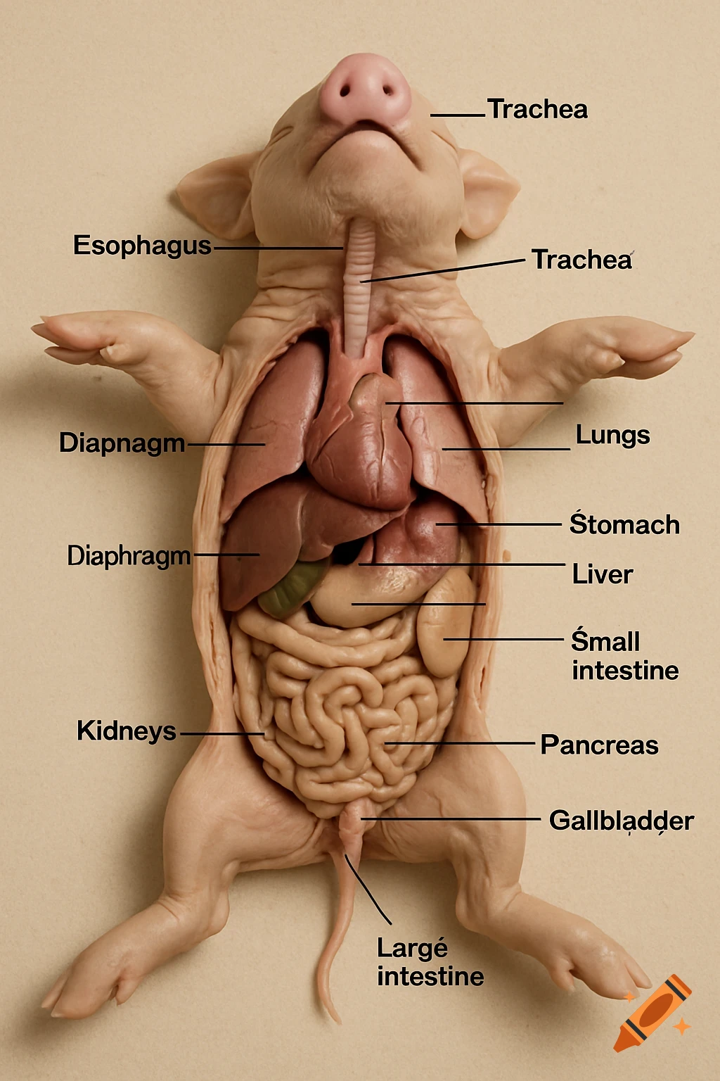 Fetal Pig Internal Anatomy