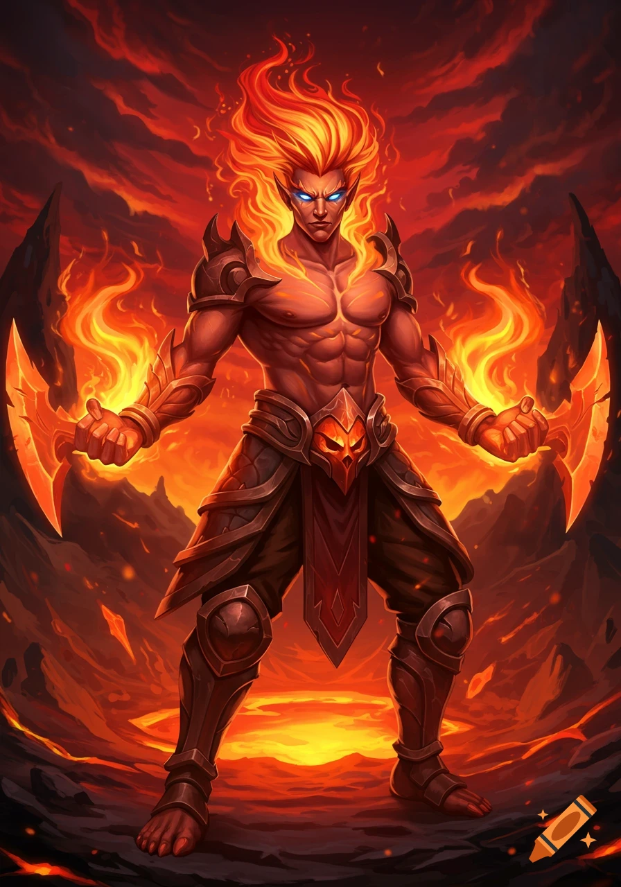 Fire images created on Craiyon