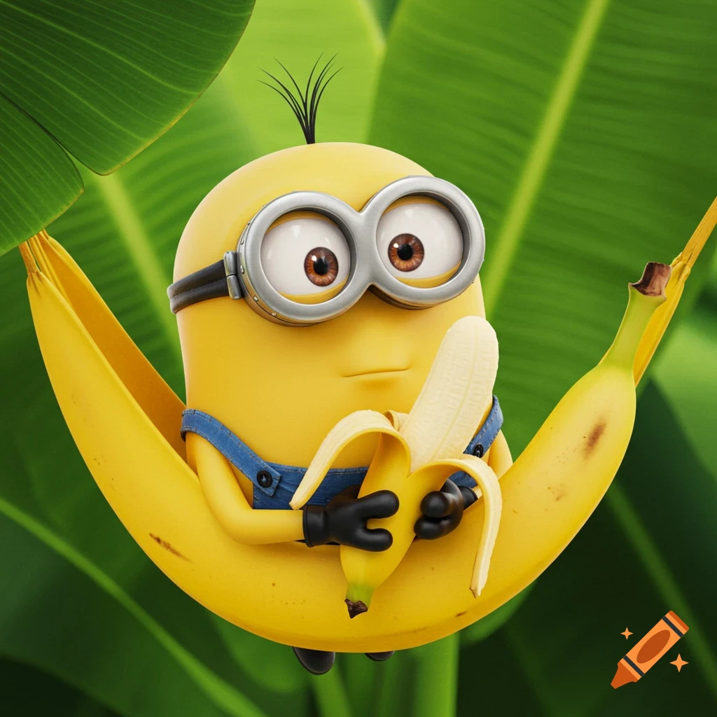 Minion Banaan Gif