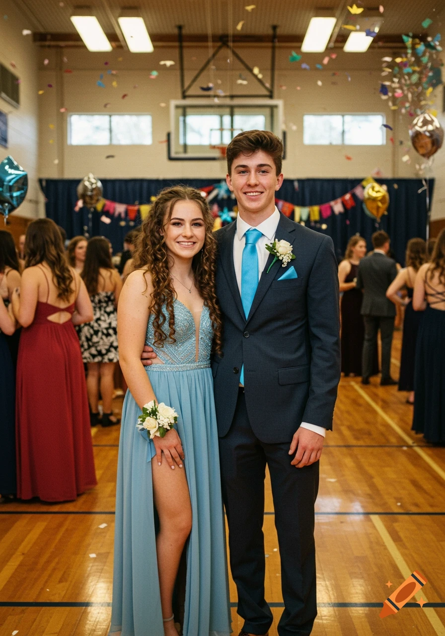 Prom images created on Craiyon