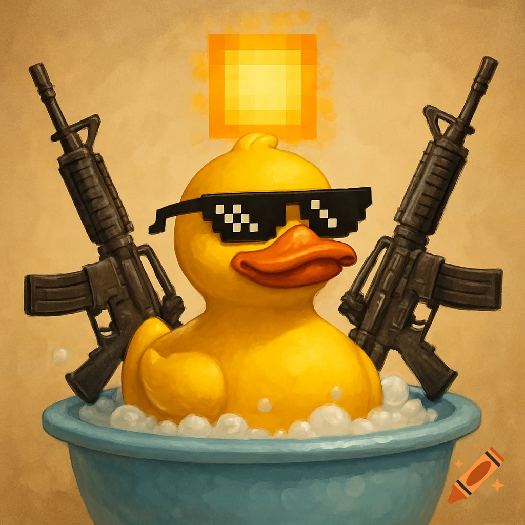 Rubber Duck images created on Craiyon