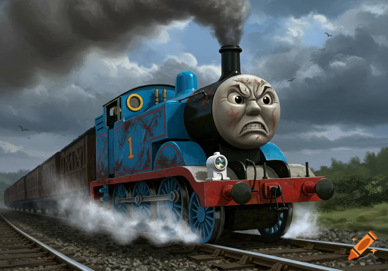 Thomas the Tank Engine images created on Craiyon