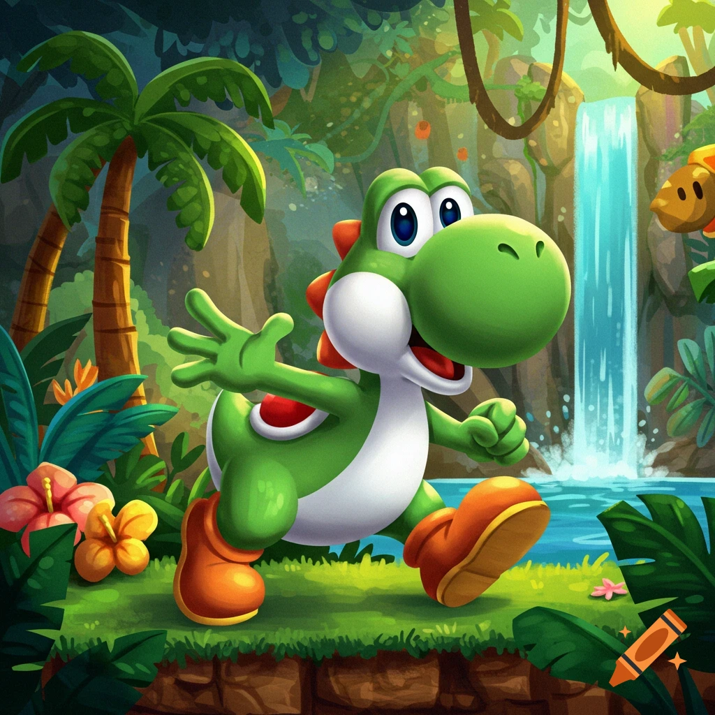 Yoshi images created on Craiyon