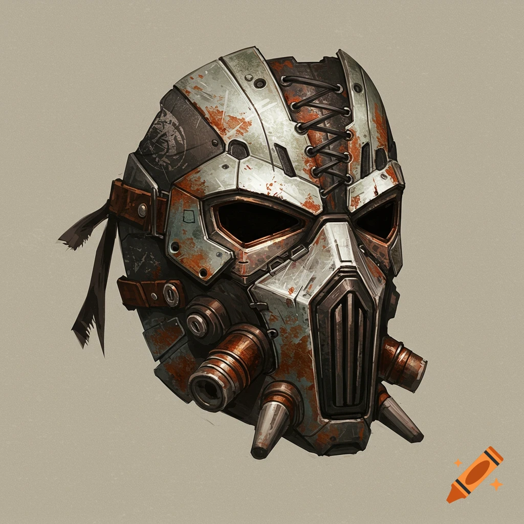 Mask images created on Craiyon