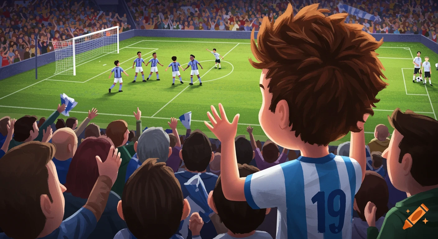 Cartoon Football Stands
