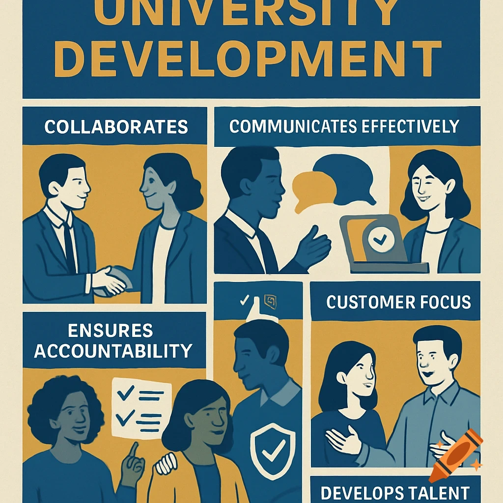 Illustration showing various professional interactions and concepts in ...