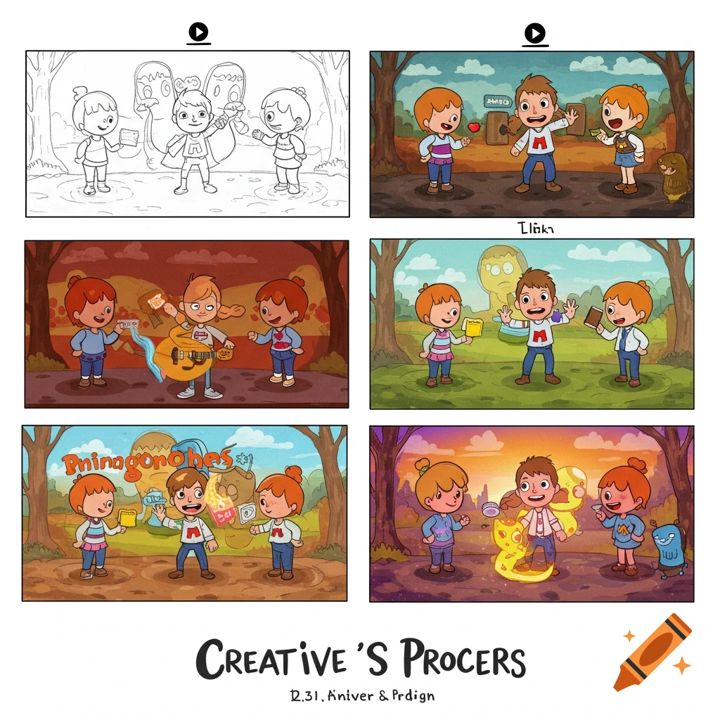 Storyboard images created on Craiyon