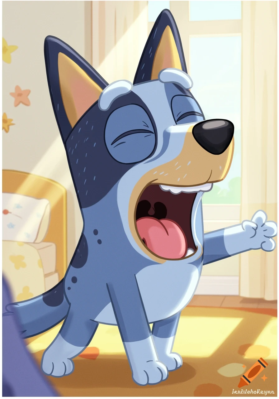 Blue Dog Cartoon Characters