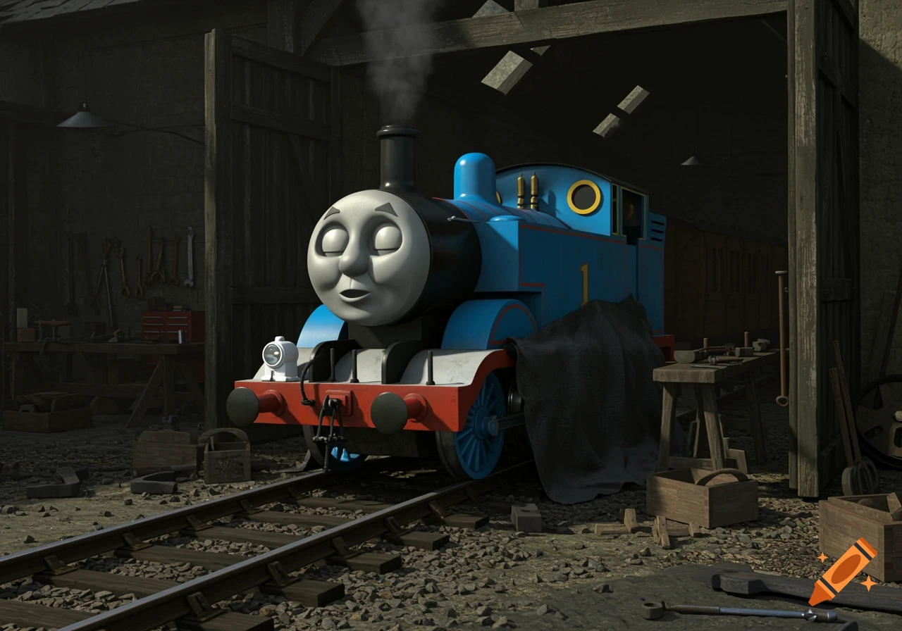 Thomas the Tank Engine images created on Craiyon