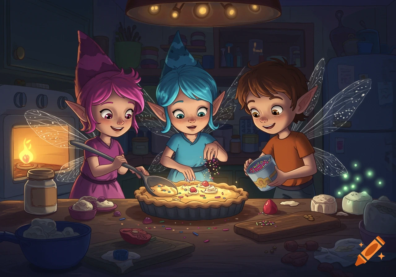 Baking images created on Craiyon