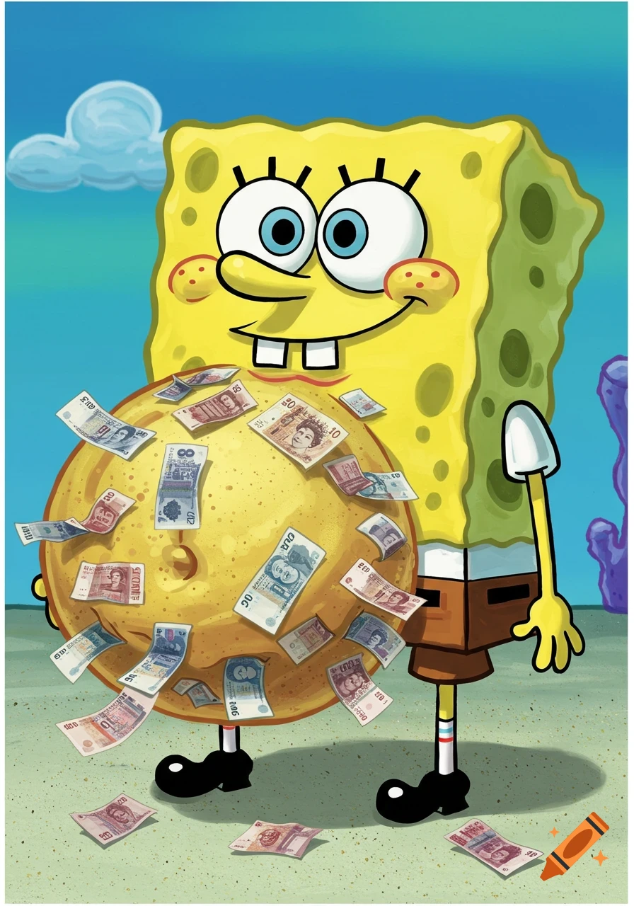 Money images created on Craiyon