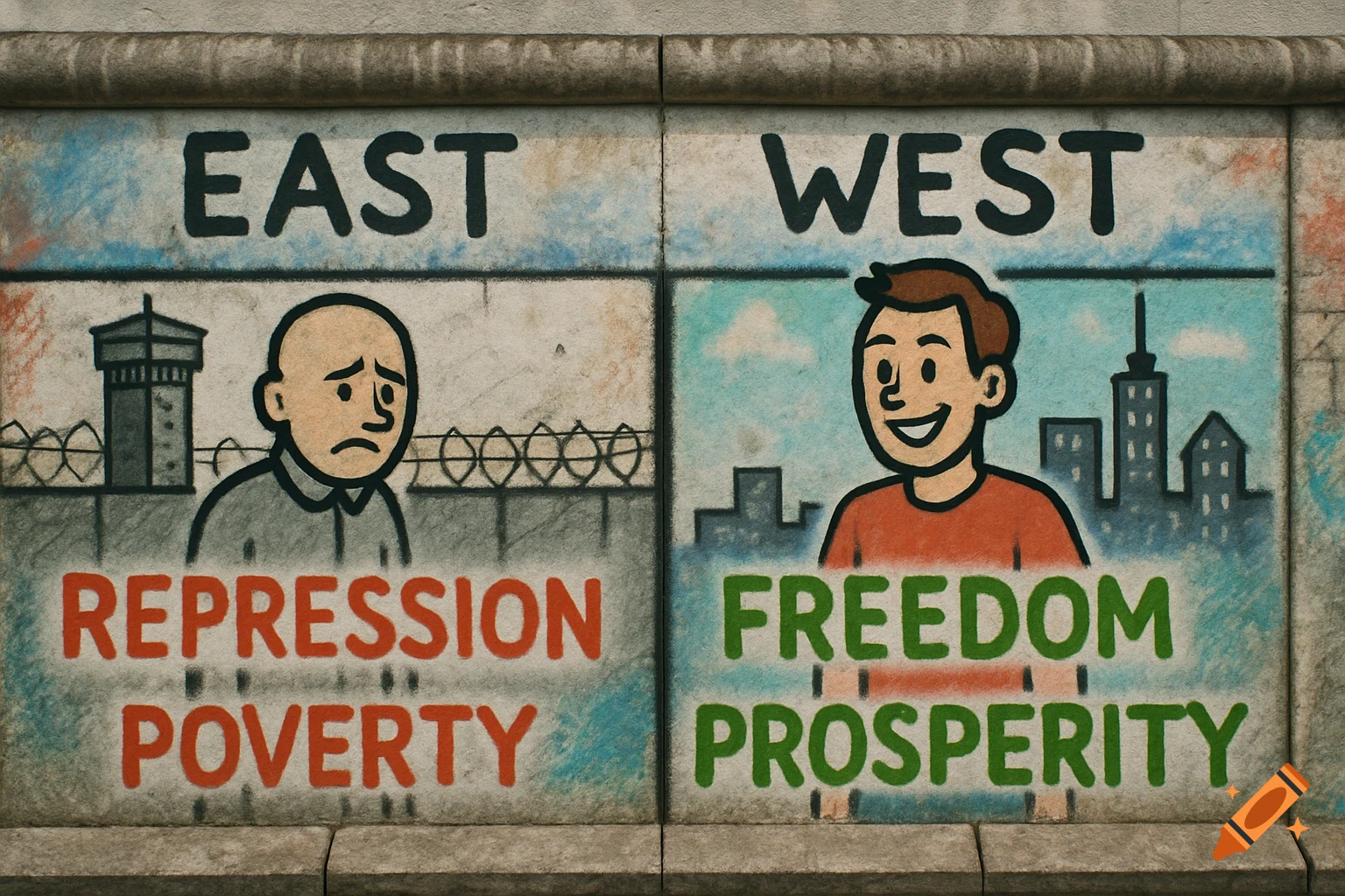 Political images created on Craiyon