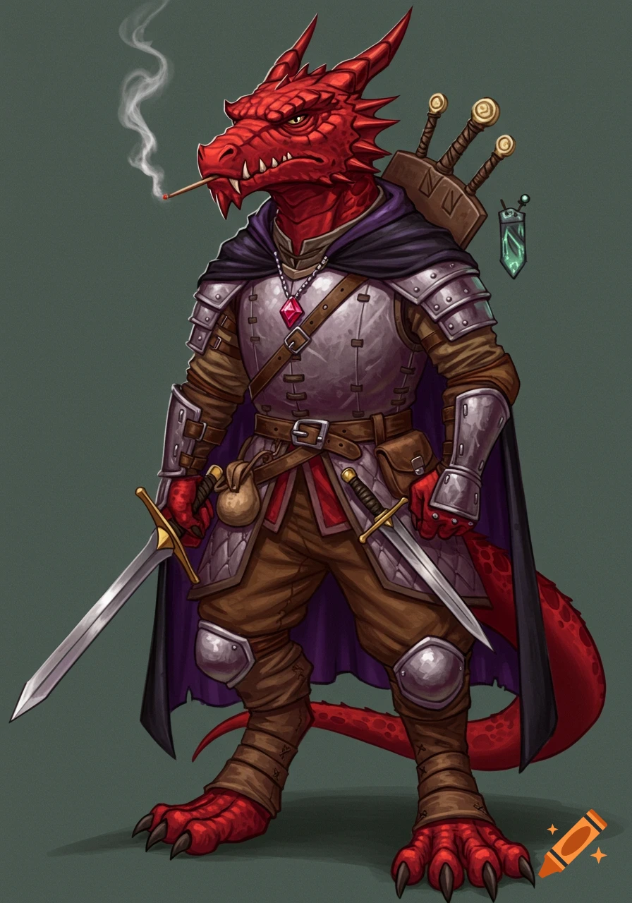 Dragonborn images created on Craiyon