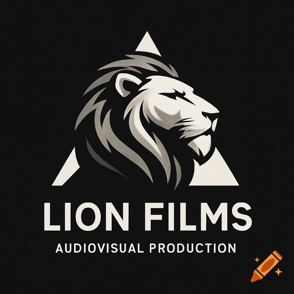 Logo of a lion's head in profile within a triangle above the text 'LION ...