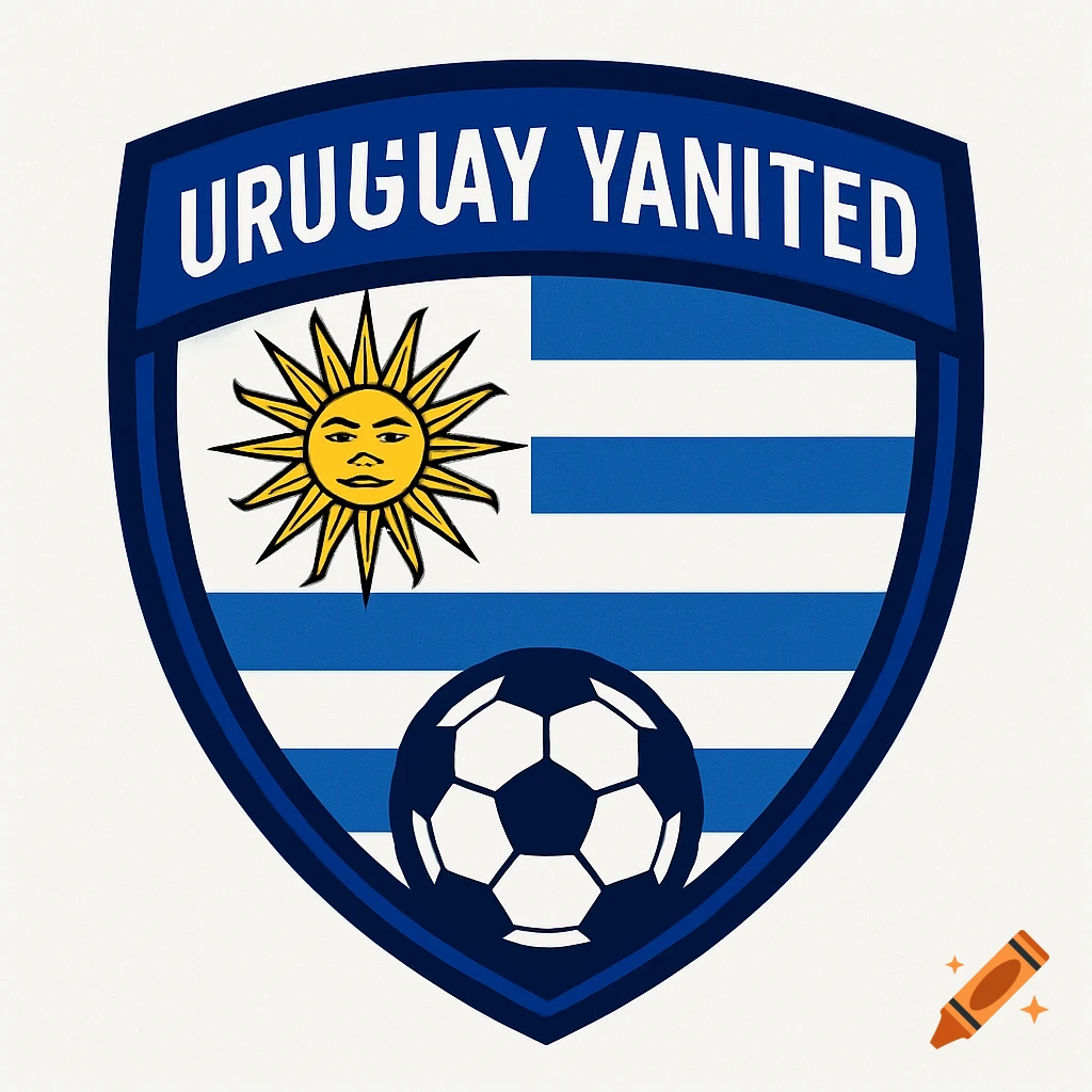 A shield logo for the Uruguay Yanited football club, featuring the ...
