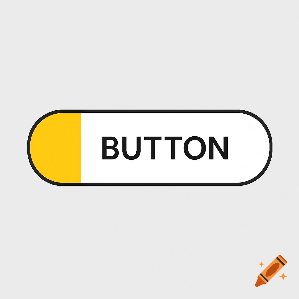 Horizontal button graphic with yellow left section and white right ...