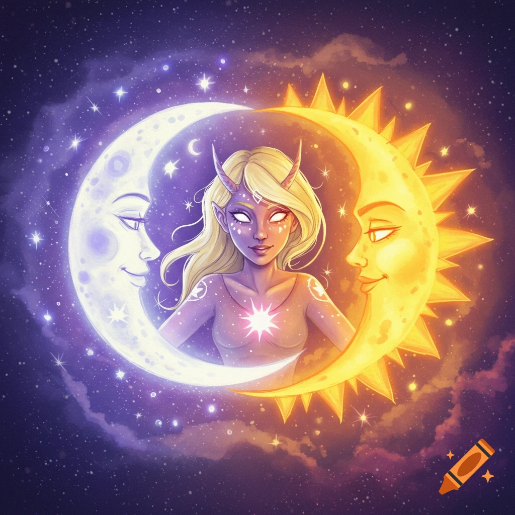 Celestial images created on Craiyon