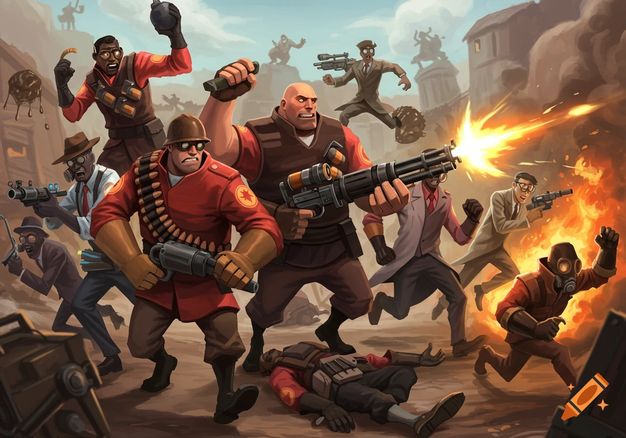Team Fortress 2 images created on Craiyon