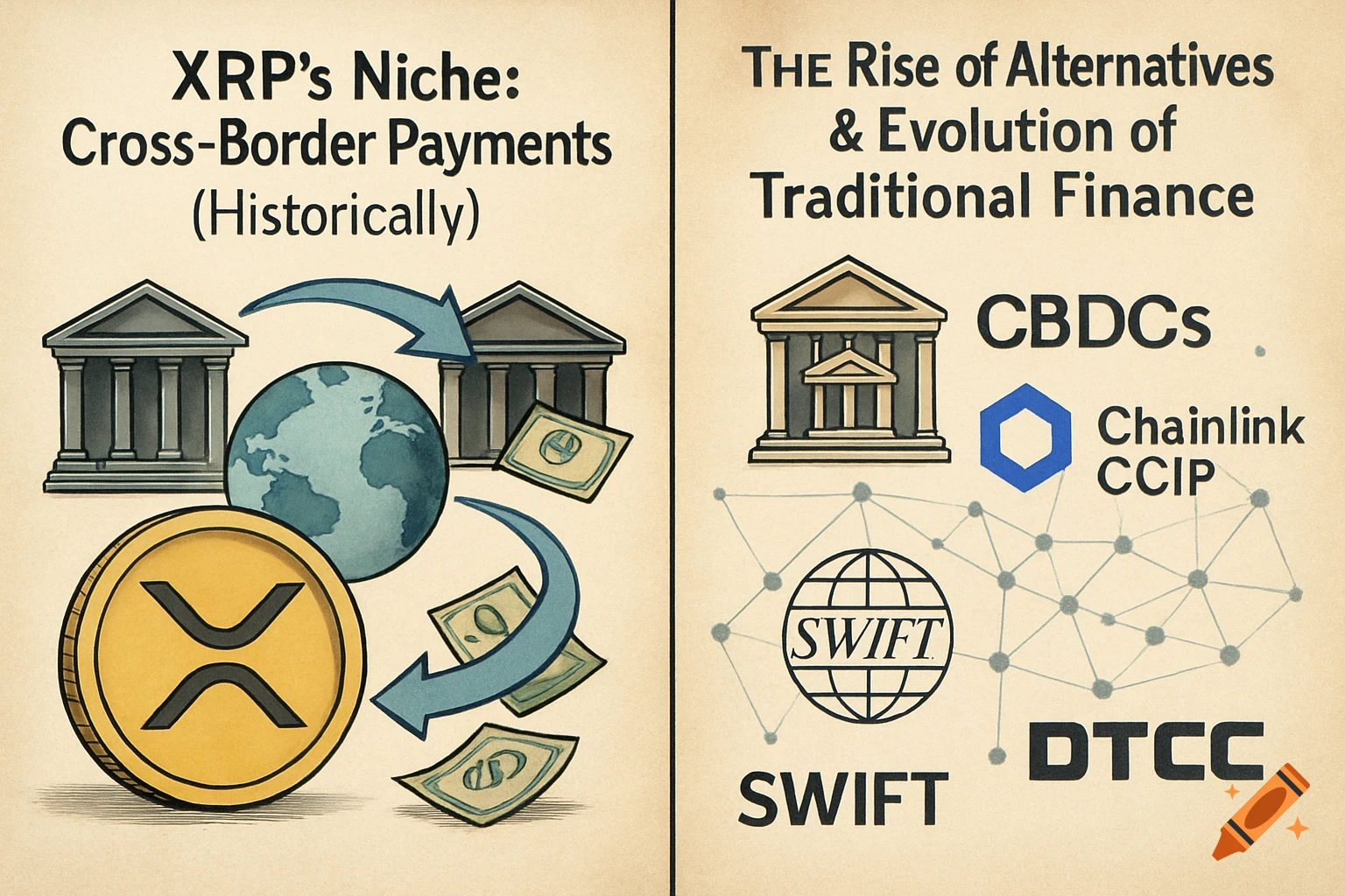 Cryptocurrency images created on Craiyon