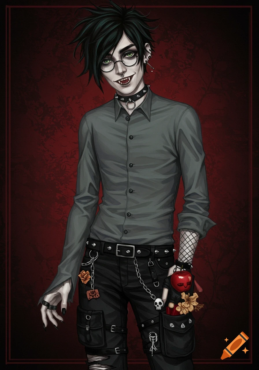 Goth images created on Craiyon