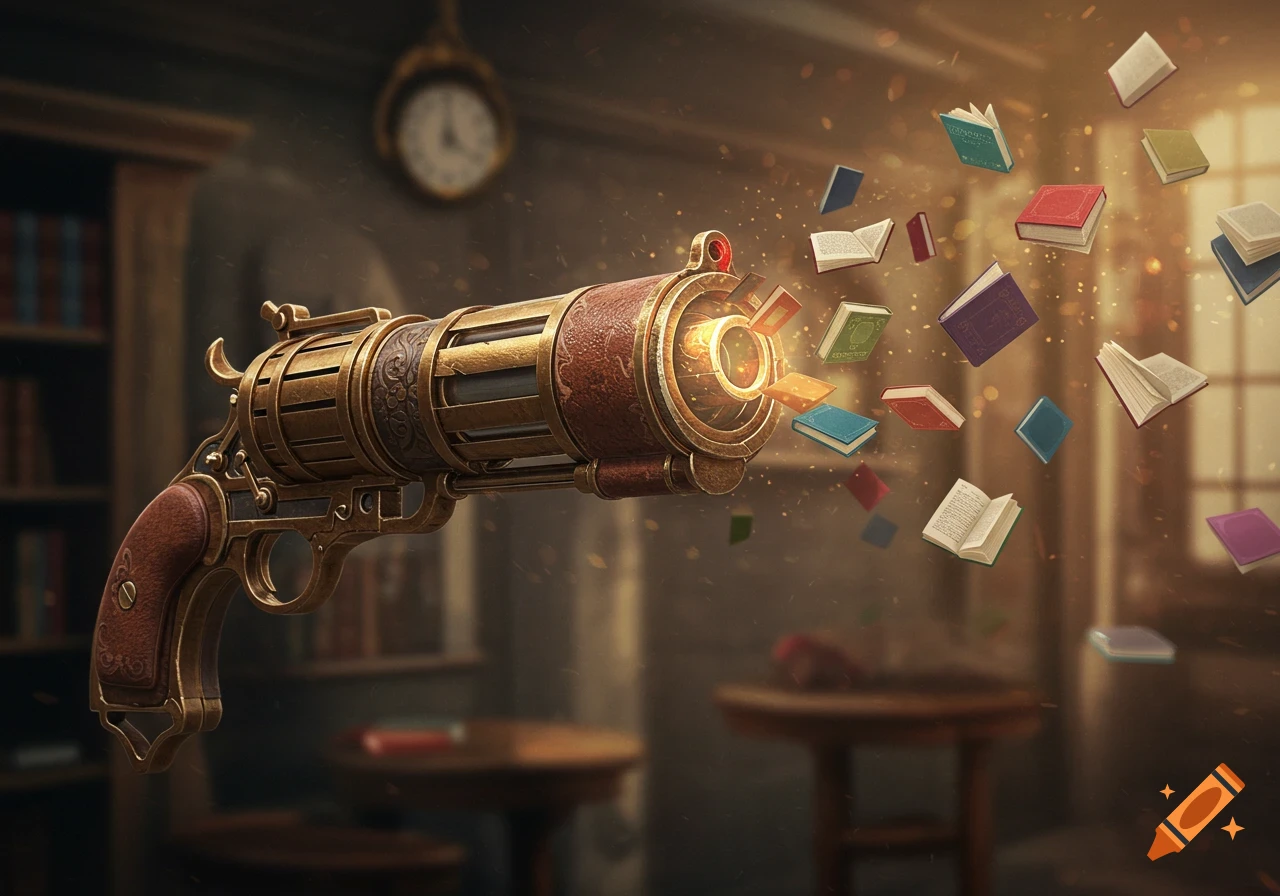 Books images created on Craiyon