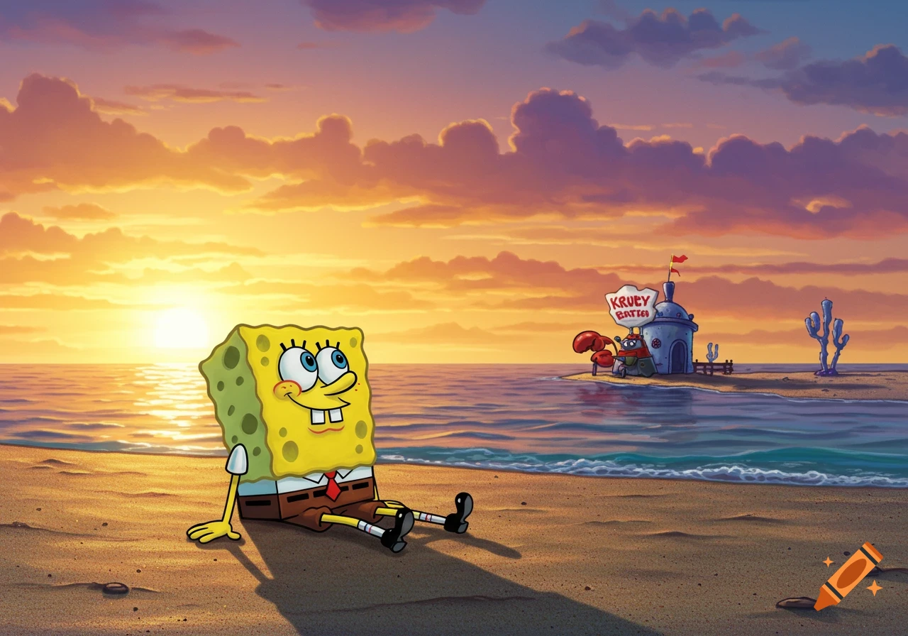 Spongebob Squarepants images created on Craiyon