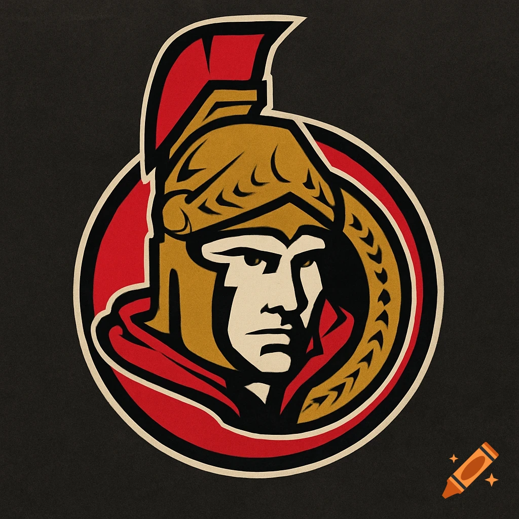 Stylized logo of a Roman soldier's head in a helmet within a circle. on ...