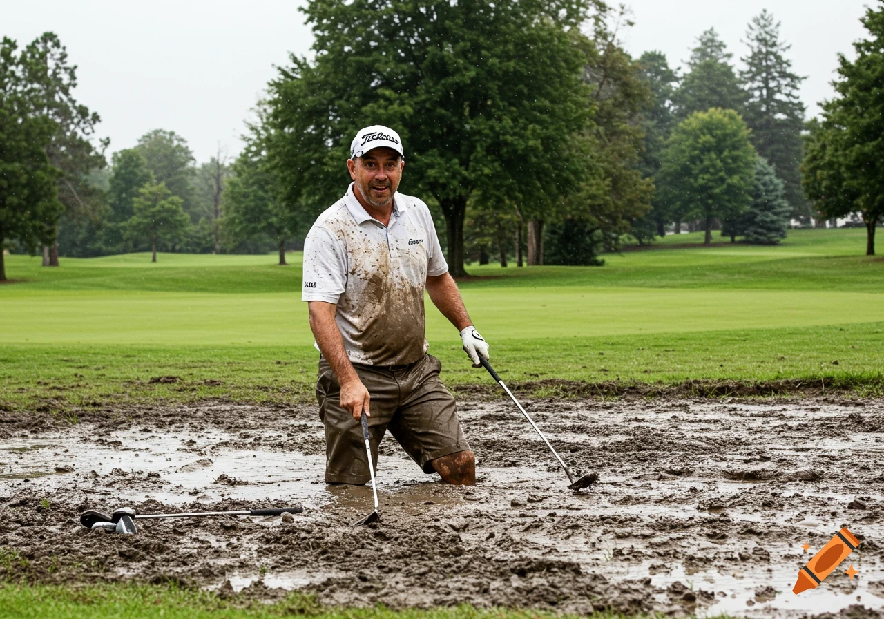 Golf images created on Craiyon