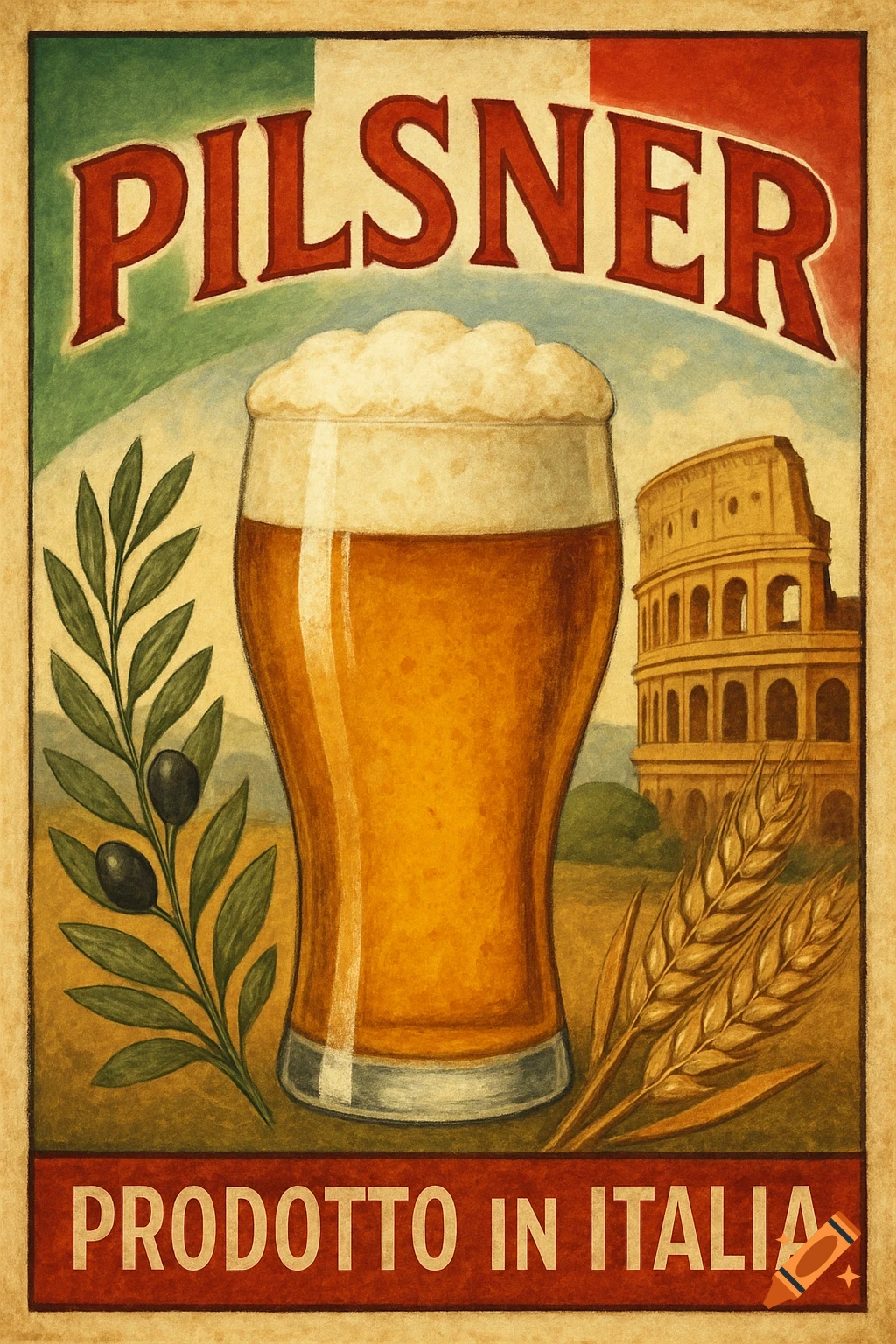 Vintage Poster images created on Craiyon