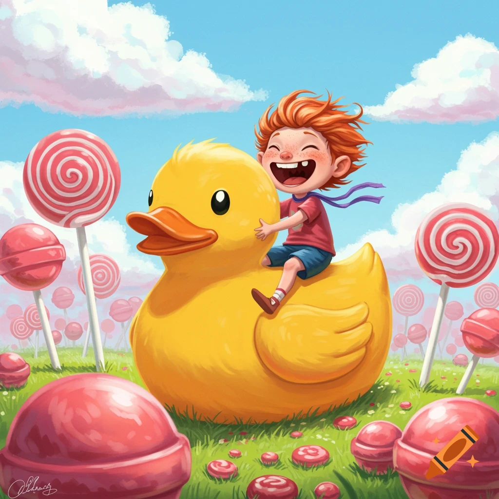 Cute Cartoon Rubber Duck