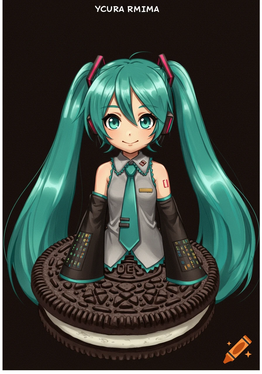 Vocaloid images created on Craiyon