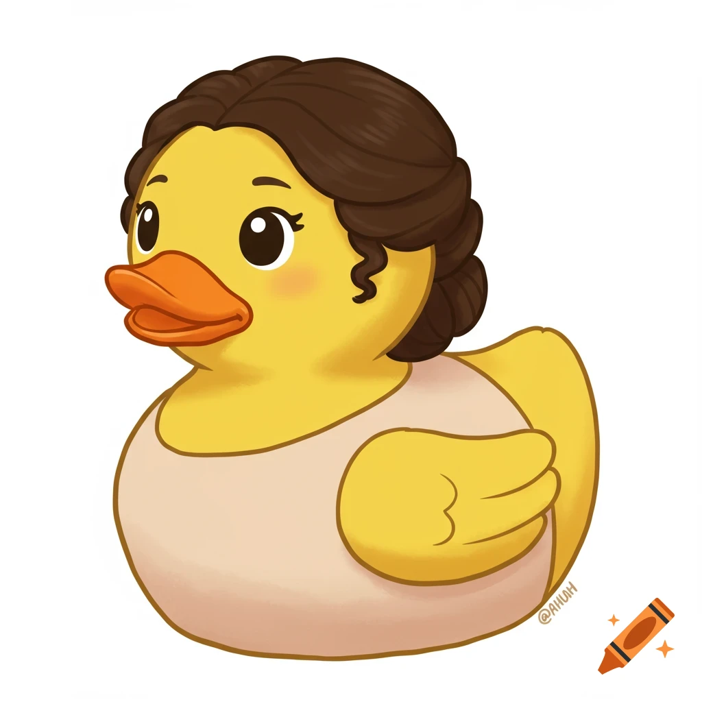 Cute Cartoon Rubber Duck