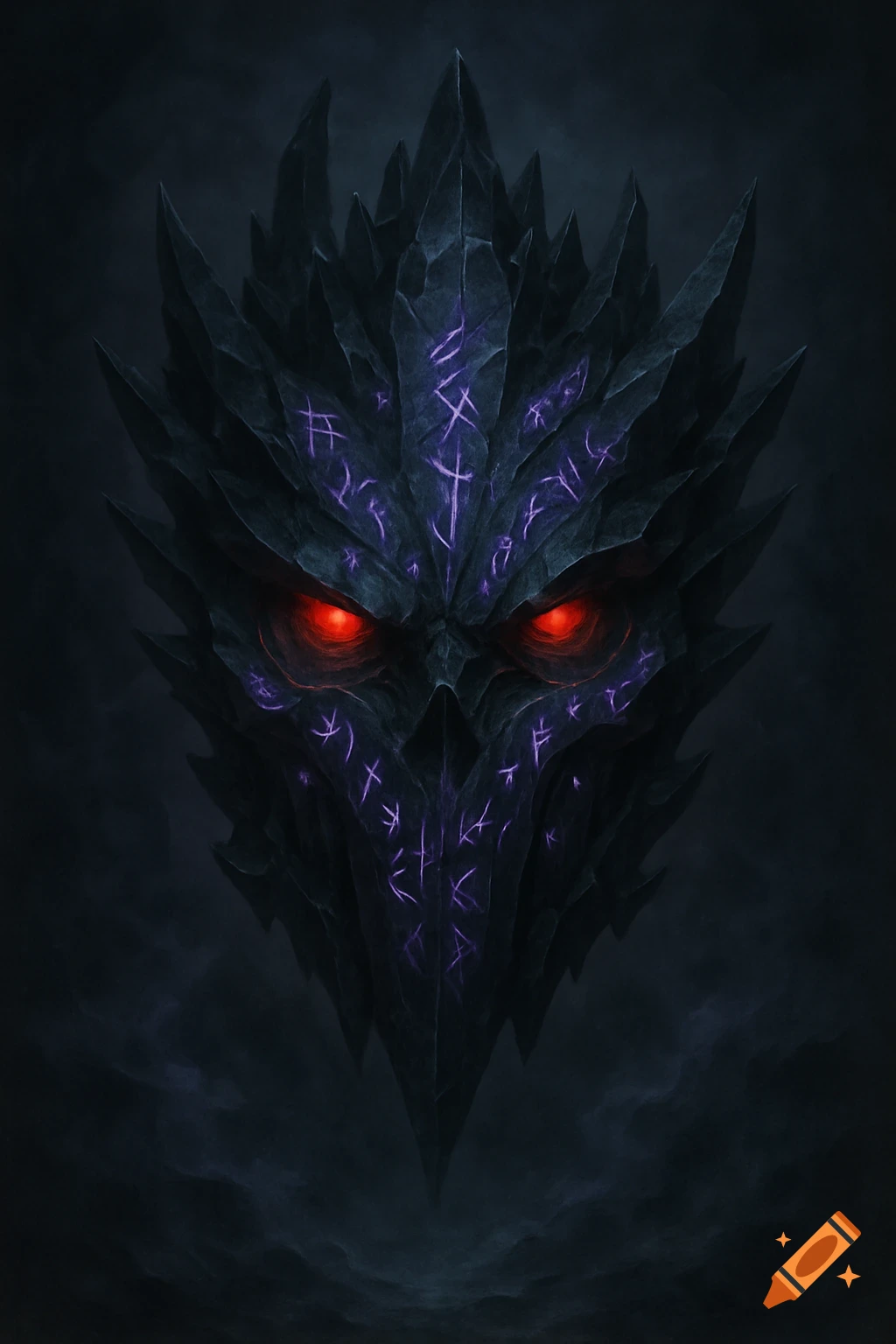 Mask images created on Craiyon