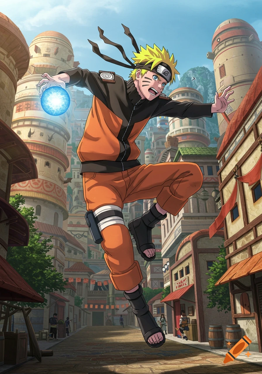 Naruto imágenes creadas en Craiyon